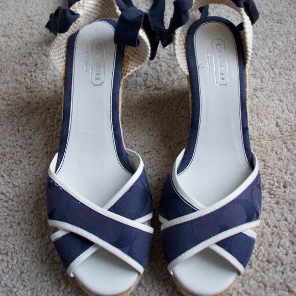 Coach | Shoes | Coach Vintage Wedges | Poshmark